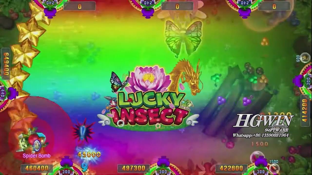 VGAME Lucky Insect Fishing Table Game,Lucky Insect Fish Gambling Game ...
