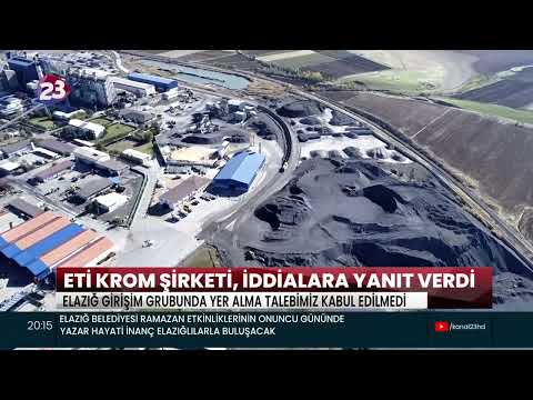 ETİ KROM ŞİRKETİ: ELAZIĞ GİRİŞİM GRUBUNDA YER ALMAK İÇİN ETSO’YA YAPTIĞIMIZ BAŞVURUMUZ RET EDİLDİ