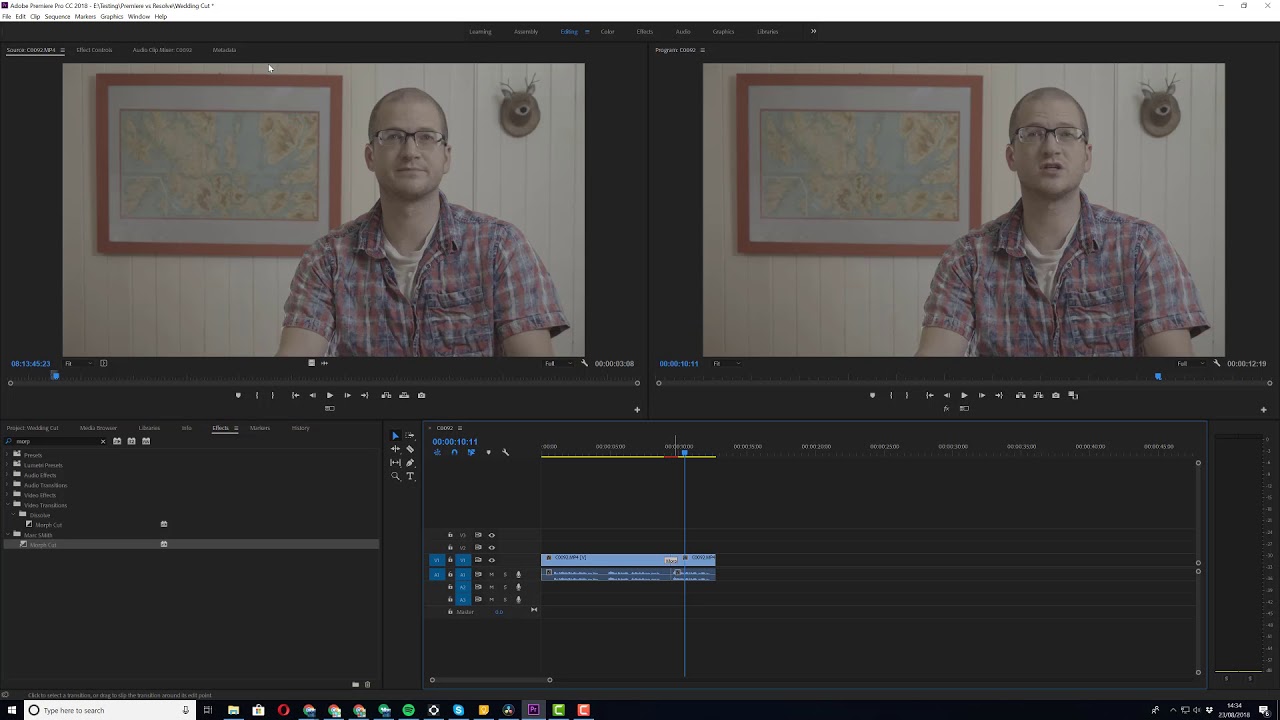Smooth Cut vs Morph Cut - YouTube