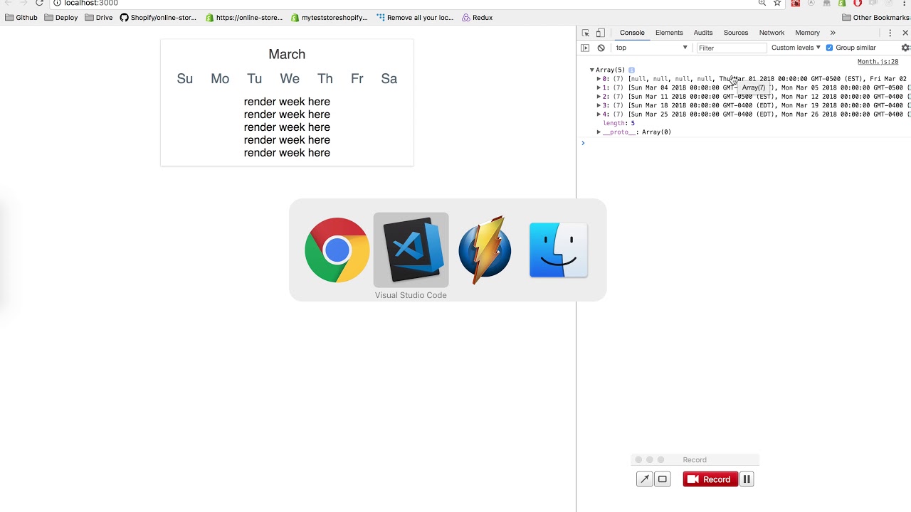 Rendering Weeks For Datepicker Youtube