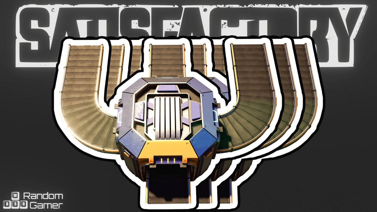 🚧 Satisfactory 1 to 9 splitter | Tutorial Ep 8 - YouTube