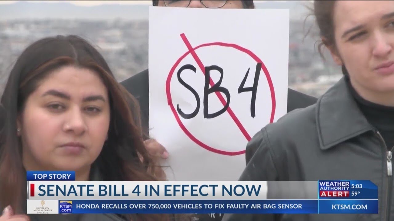 Senate Bill 4 in effect - YouTube