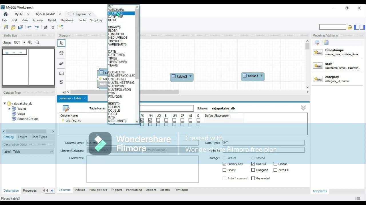 Data Base Task 03Topic : Create a Database Using MySQL Workbench - YouTube