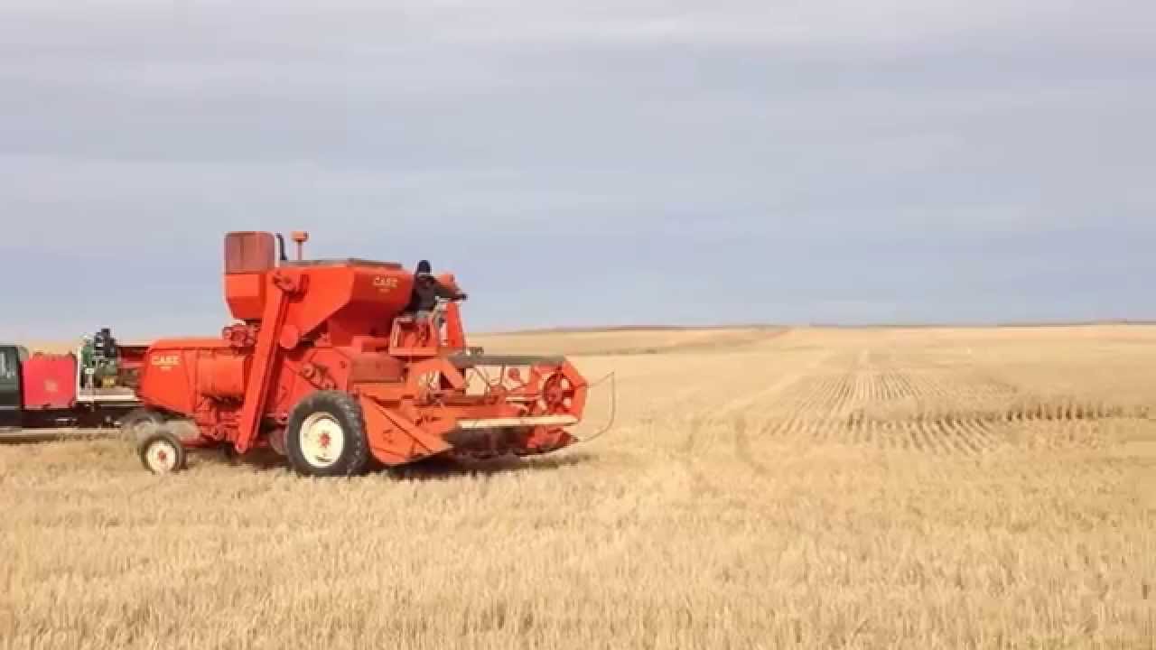 Antique combines - YouTube
