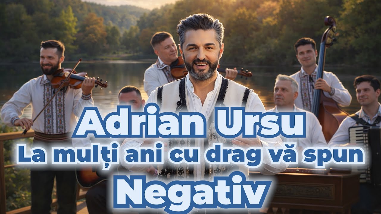 Adrian Ursu și Orchestra - La mulți ani cu drag vă spun🎤 Negativ ...