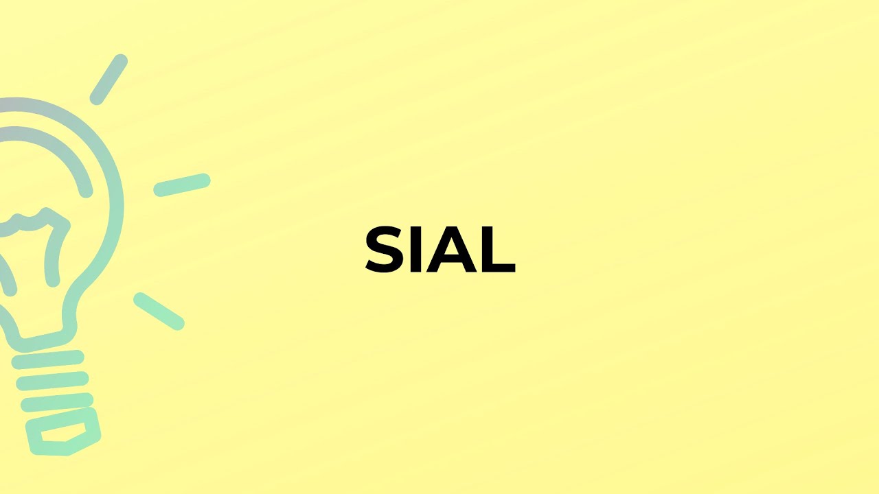 What is the meaning of the word SIAL? - YouTube