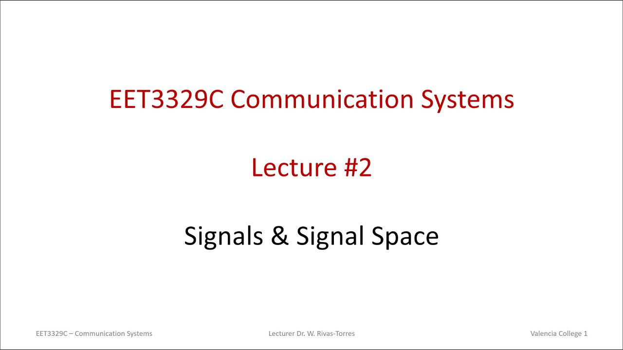 EET3329C Lecture 2 Part 1 of 2 - YouTube