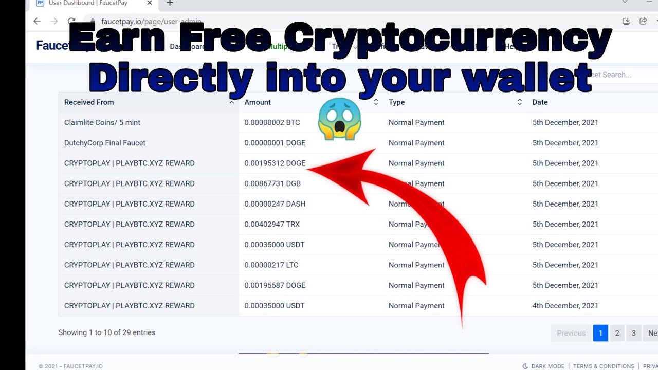Simplest Way to earn Free Cryptocurrencies directly into your FaucetPay ...