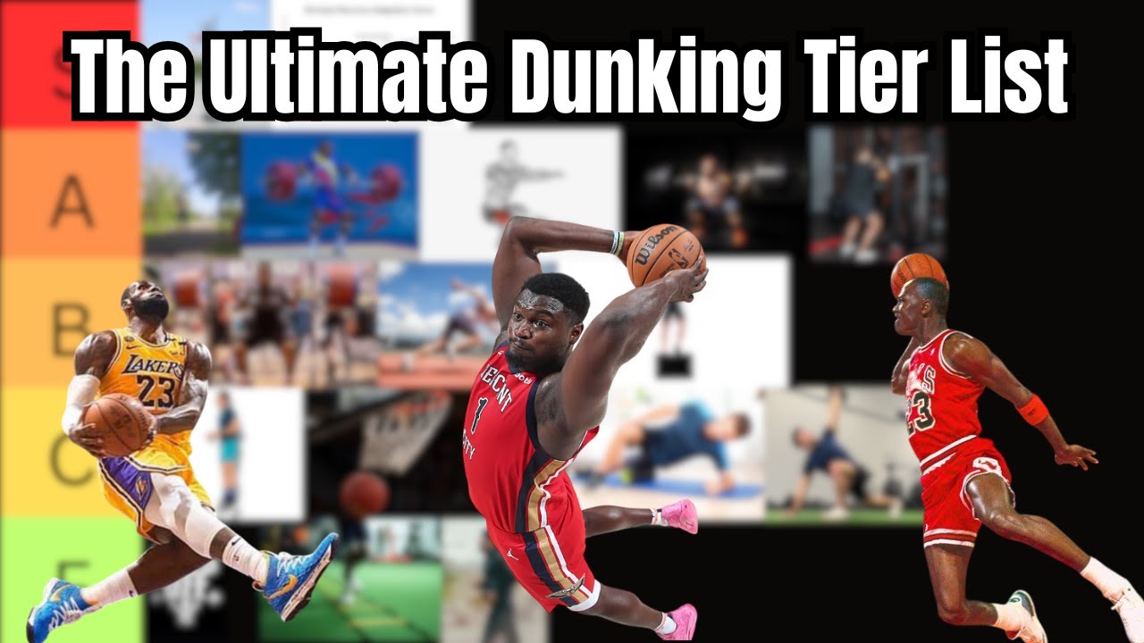 The Ultimate Dunking Tier List (Exercise Tier List) - YouTube