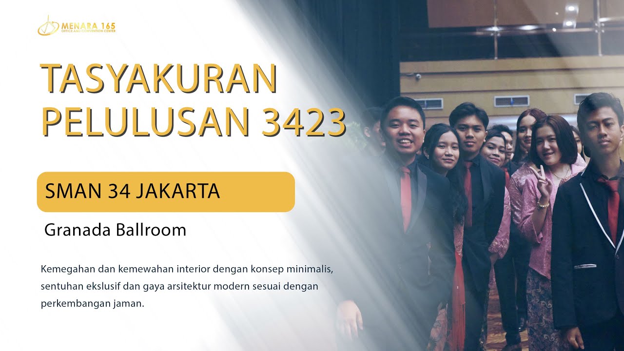 Graduation Day SMA Negeri 34 Jakarta di Menara 165 Jakarta Selatan ...