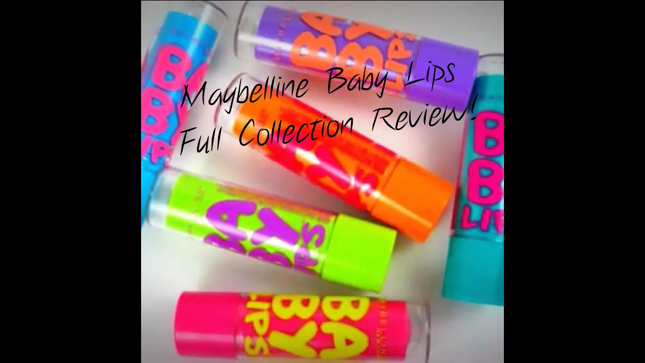 Maybelline Baby Lips Full Collection Review with Swatches - YouTube