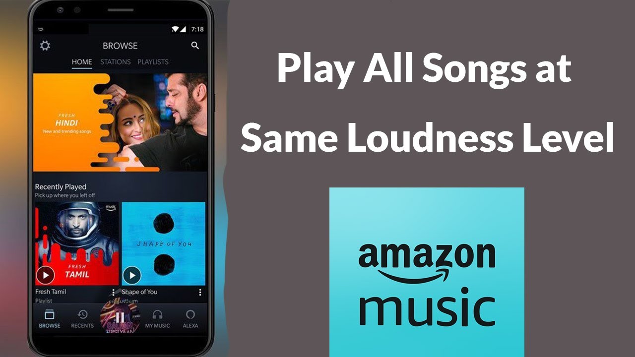 How to play all songs at the same loudness level in Amazon Music App ...