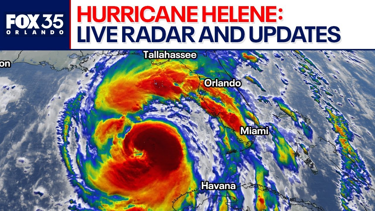 Hurricane Helene: Live tracker and updates, expected landfall in ...