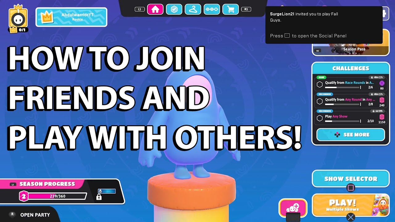 How To Join Friends In Fall Guys Fix Can t Join Party Or Invite How To Join Friends In Fall Guys Fix Can t Join Party Or Invite