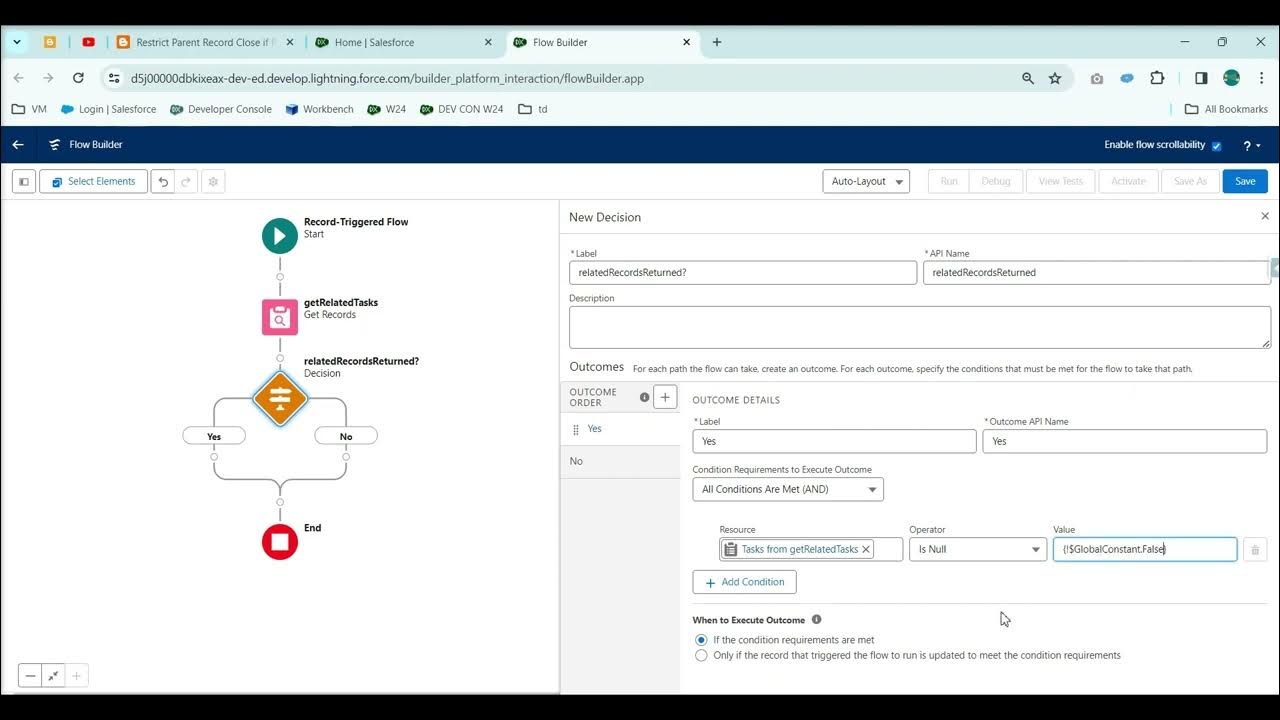 Restrict Parent Record Close, if Related Child Records are not Completed using Flow # ...