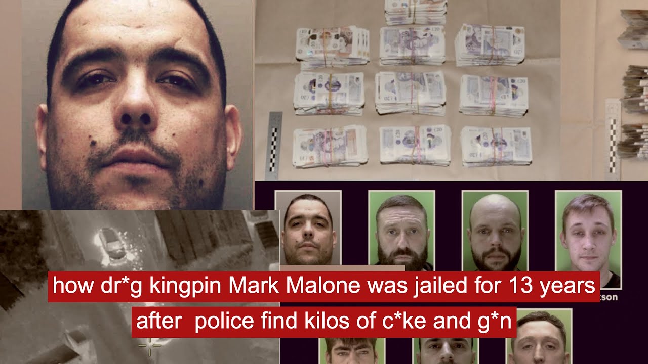 how dr*g kingpin Mark Malone was jailed for 13 years after police find kilos of c*ke and g*n ...