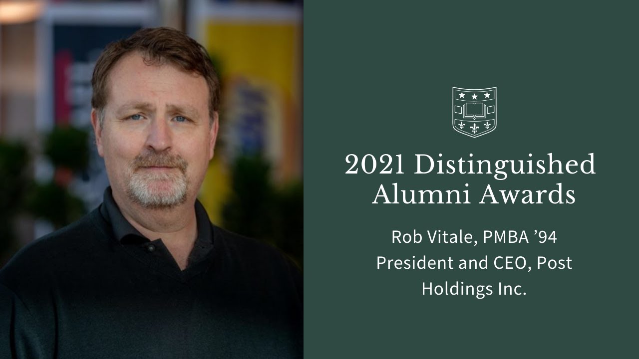 2021 Distinguished Alumni | Robert Vitale, PMBA '94 - YouTube