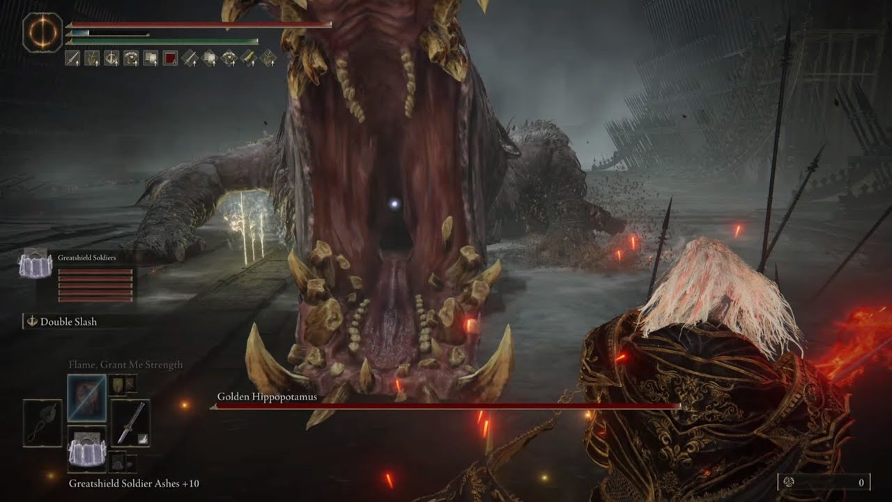 Elden Ring DLC Golden Hippopotamus Boss Fight (Bleed Build) - YouTube