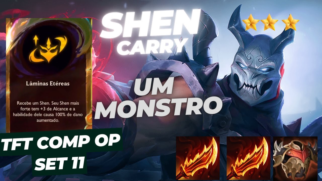 Tft Shen Com LÂminas EtÉreas A EstratÉgia InvencÍvel ⭐⭐⭐shen Carry