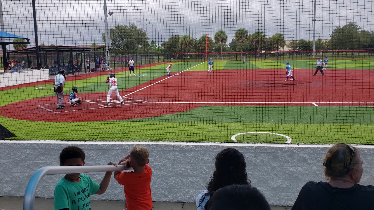 Colin's solid RBI single USSSA AAG 9U 08/01/2019 - YouTube