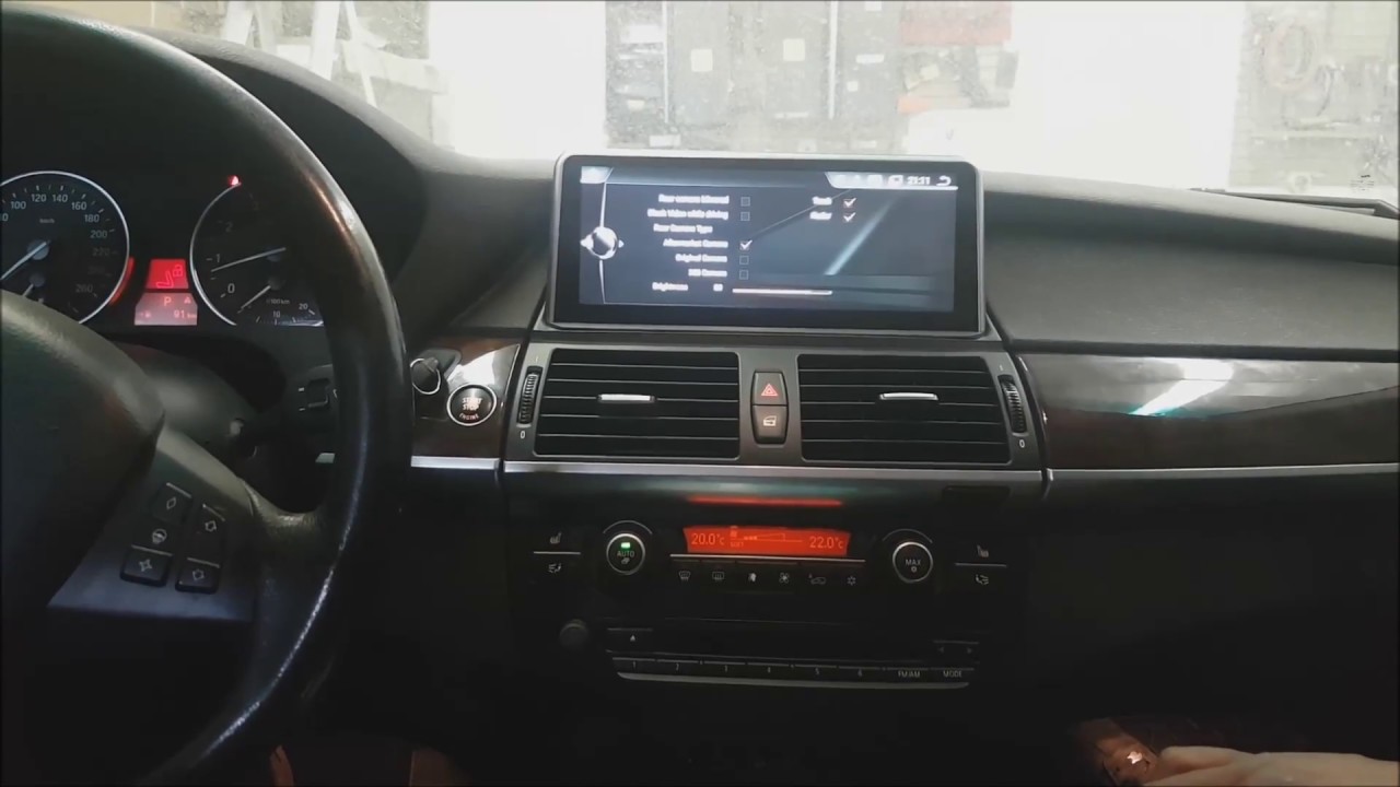 DIY How to install 10.25" Android Navigation Backup reverse Camera BMW ...