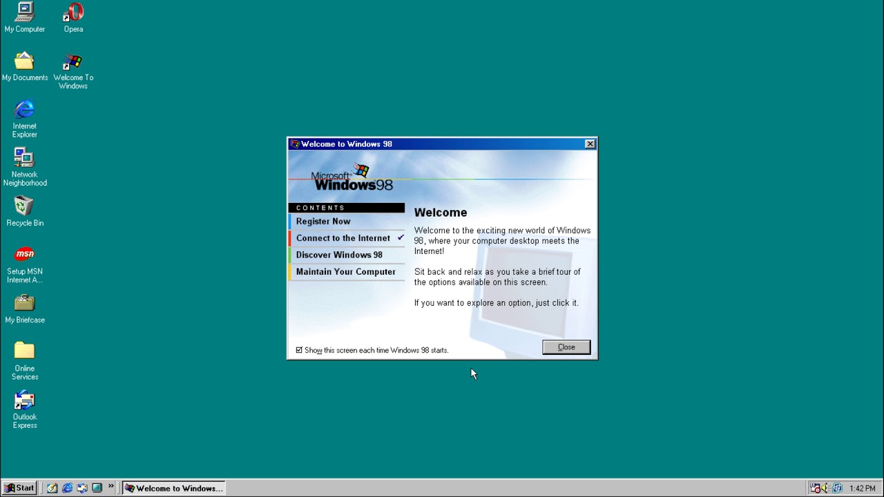 Welcome to Windows 98 - YouTube