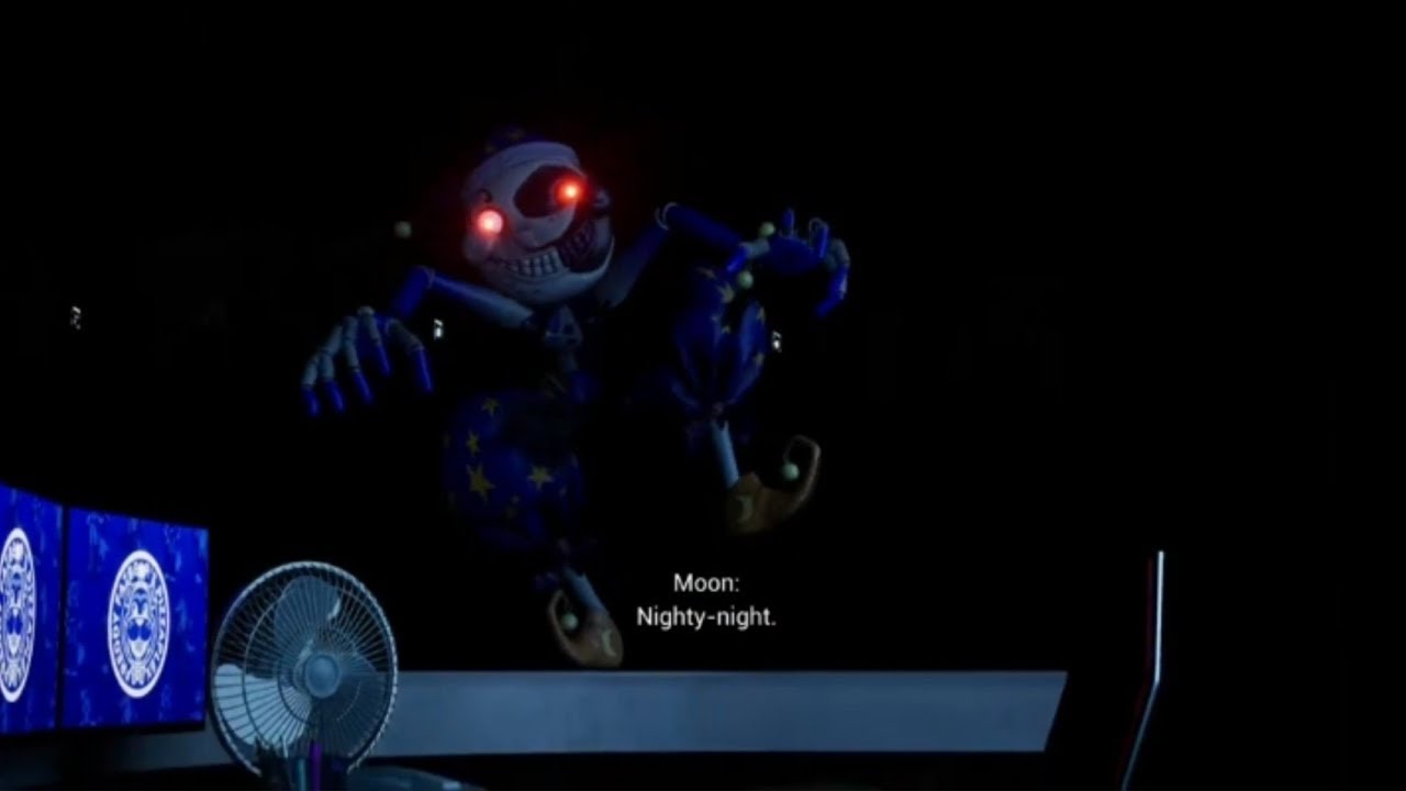 Five Nights at Freddy's: Security Breach the moon drops - YouTube