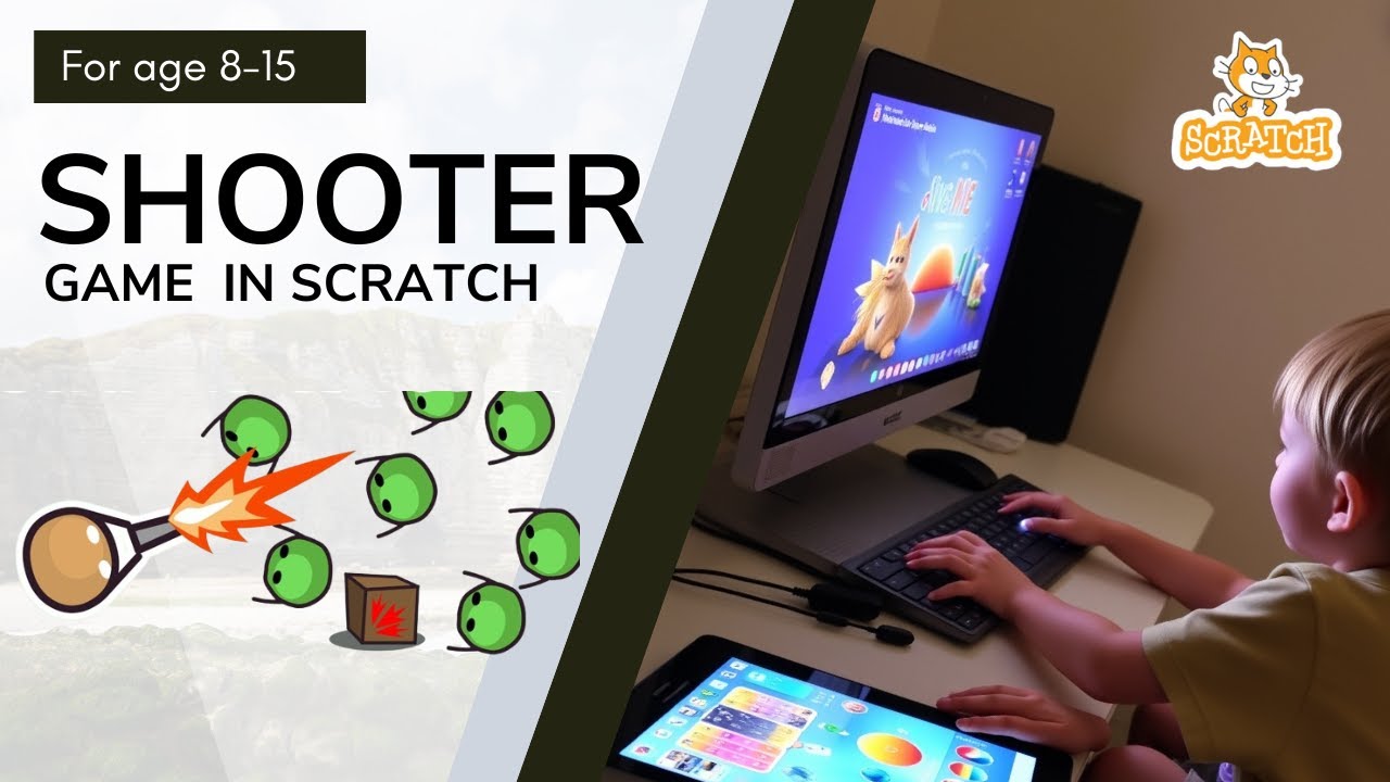 Surprising Truth About Shooter Games in Scratch | For Kids 8-15 - YouTube