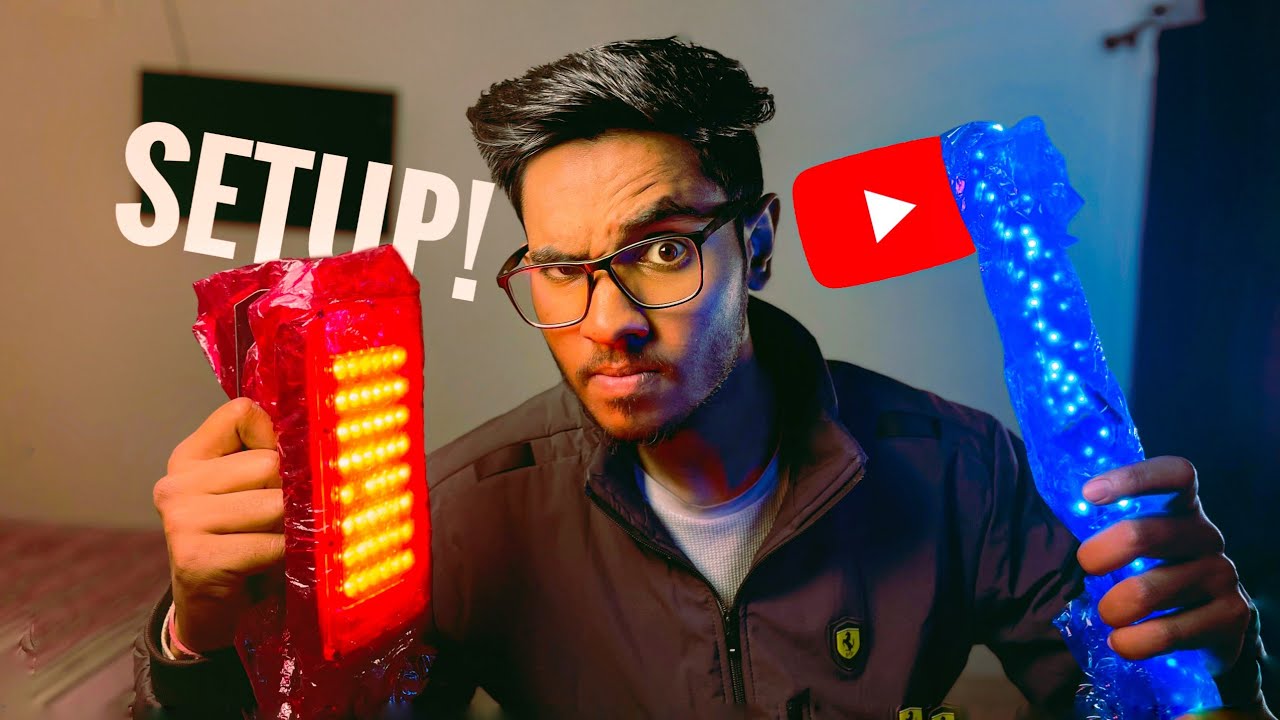 Creating a cheapest YouTube setup for beginners | cinematic lighting ...