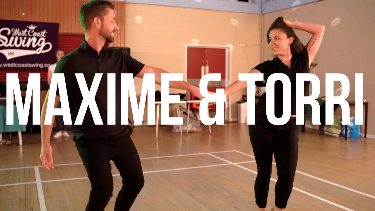 Maxime and Torri Zzaoui Lead and Follow Demo at the WCS UK Workshop ...