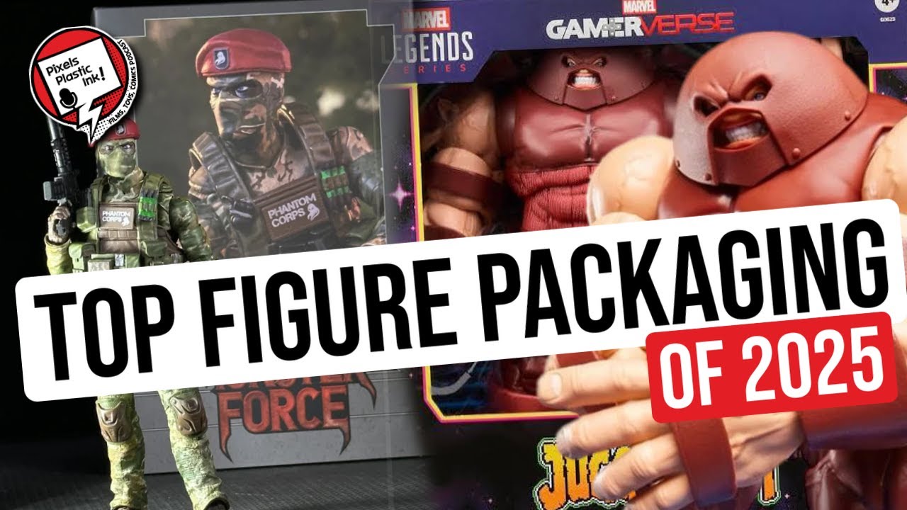 Top Action Figure Packaging of 2025 REVEALED! | Pixels, Plastic, Ink ...