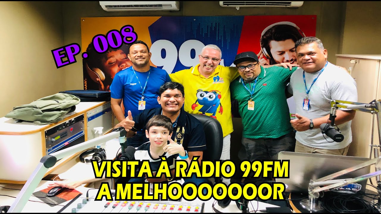 Visita que pude fazer a Rádio 99FM - YouTube