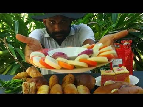 Short eats collection with Tomato 🍅 sauce/ Food Eating Show [ASMR ...