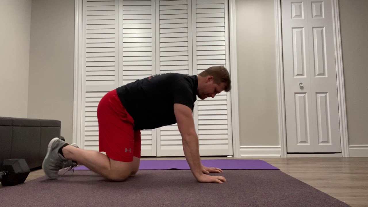 Push Up Plank Alternating Spiderman Lunge - YouTube