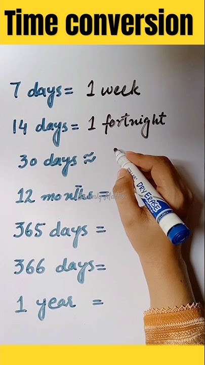 Basic Math Review Time Conversion #math #mathsshorts #shorts #mathsshorttricks - YouTube