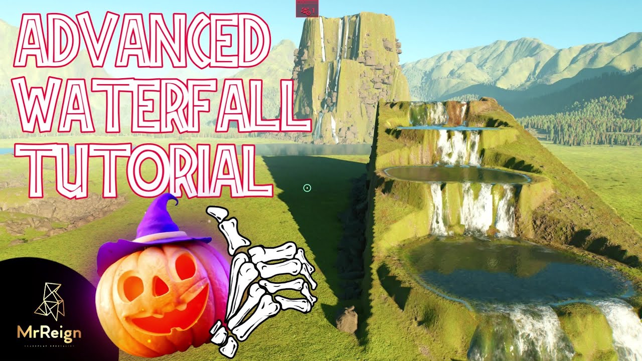 Jurassic World Evolution 3 Advanced Waterfall Tutorial Waterfalls Made ...
