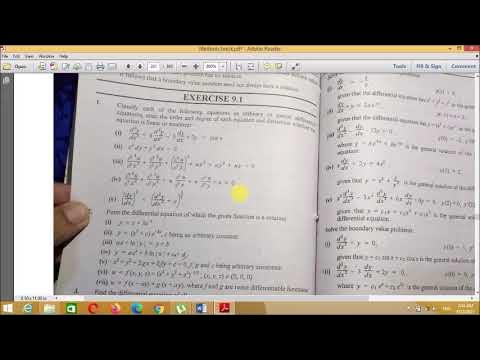 Differential Equation Lecture 1| what is order and degree MS yusuf Ex # 9.1 Muhammad Hammad ...