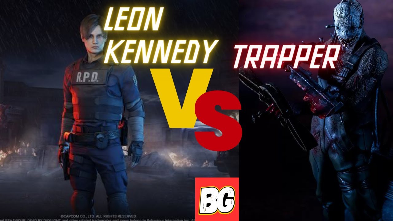 Leon Kennedy vs. Trapper|Funny Dead by Daylight - YouTube