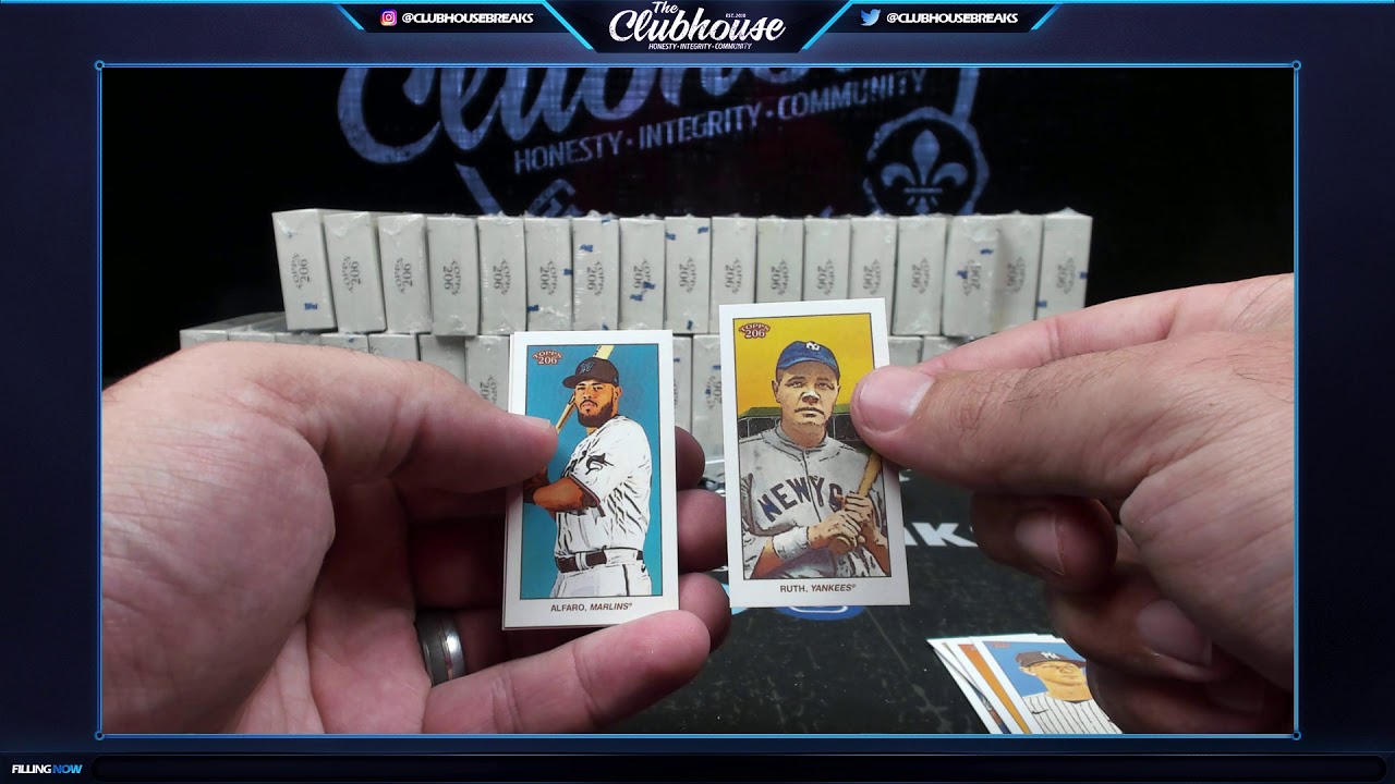 2020 Topps T206 Series 1 Baseball 50 BOX Random Player Group Break ...