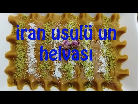 iran usulü un helvası