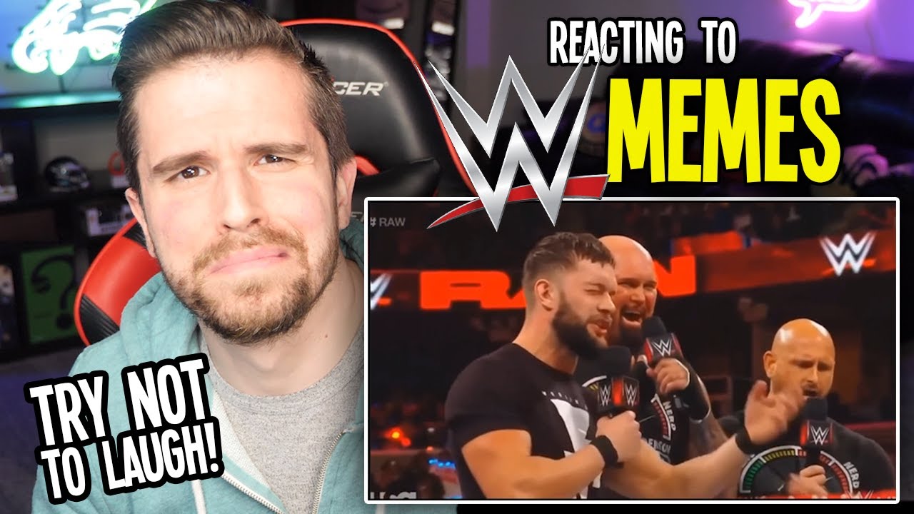 REACTING TO WWE MEMES!! (Try Not To Laugh) - YouTube