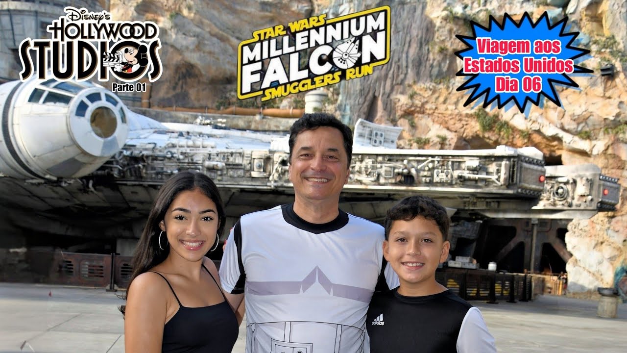 Conhecemos o Hollywood Studios e pilotamos a Millenium Falcon - Derek na área 127 - YouTube