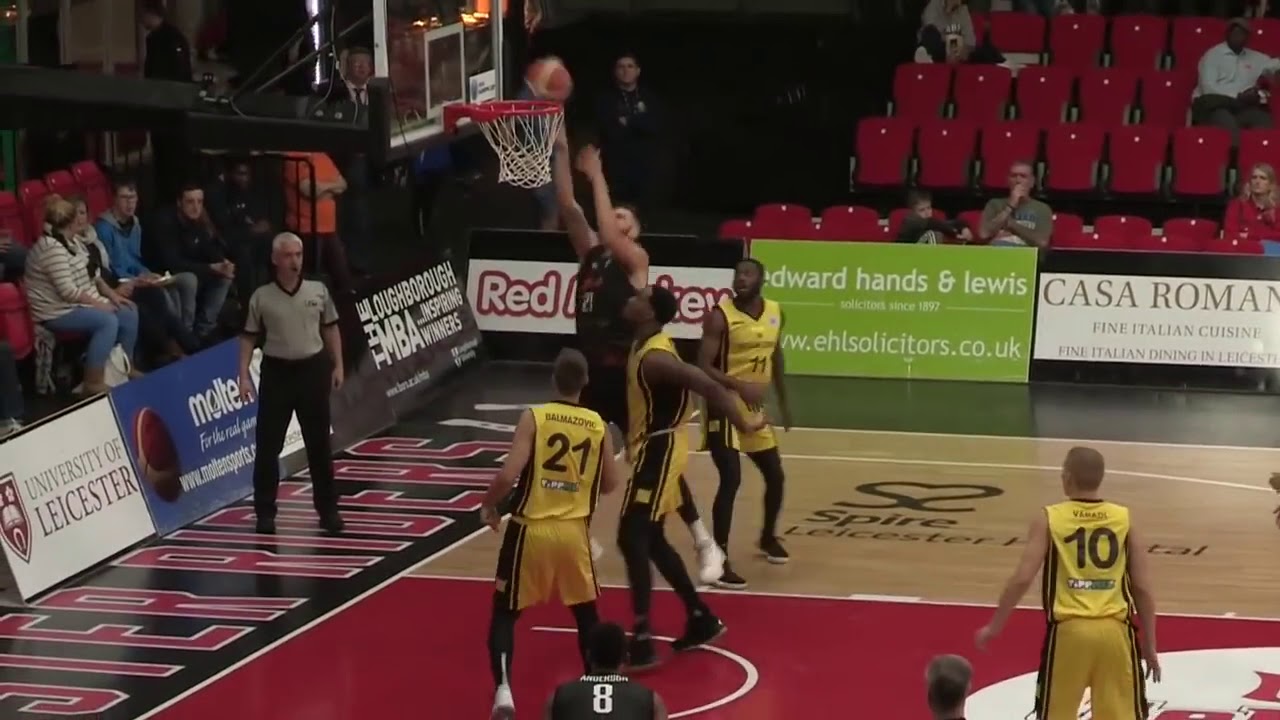 MARTIN, Wayne: Leicester - Falco-Vulcano (14-11-18) FIBA Europe Cup ...