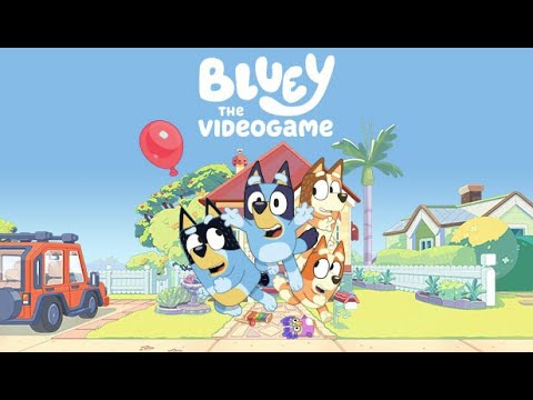 BLUEY The Video Game - Watering ALL Flowers and getting 3 stars on all ...