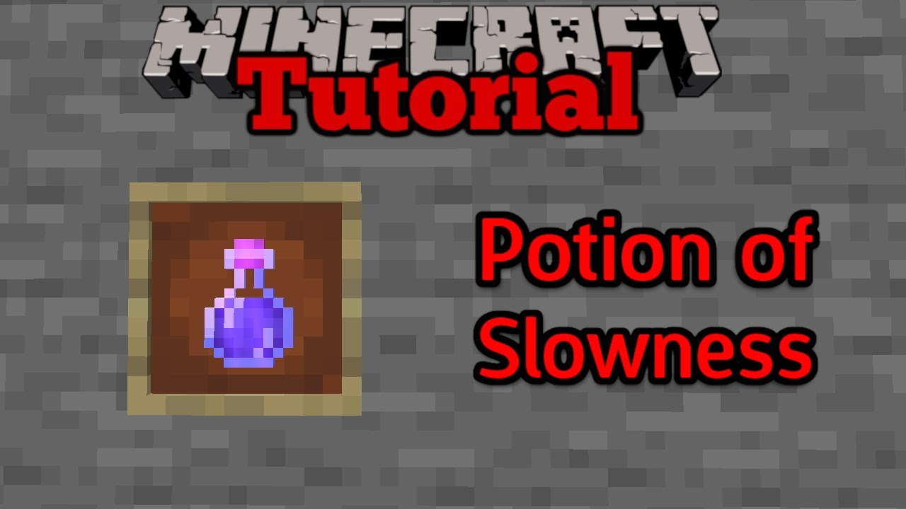 Minecraft Tutorial - How to Make a Potion of Slowness - v.1.21+ - YouTube