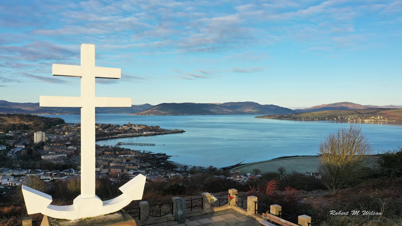 Free French Memorial, Lyle Hill Greenock (4K) - YouTube