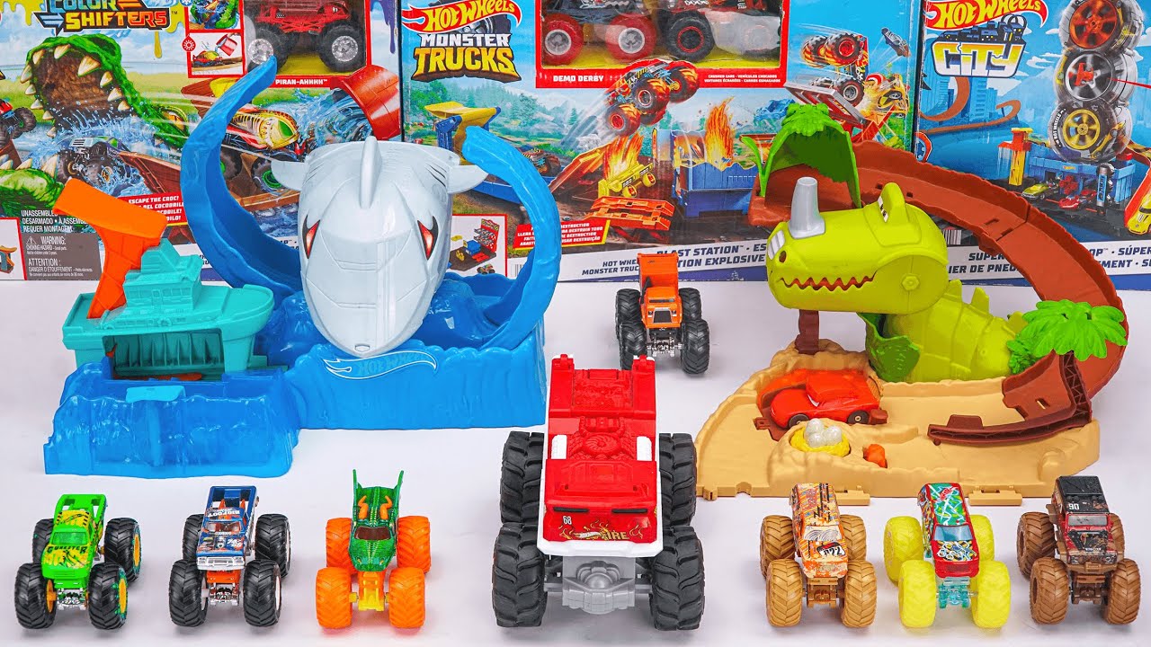 Hot Wheels Collection Unboxing Review ASMR | Hot Wheels Robo Shark ...