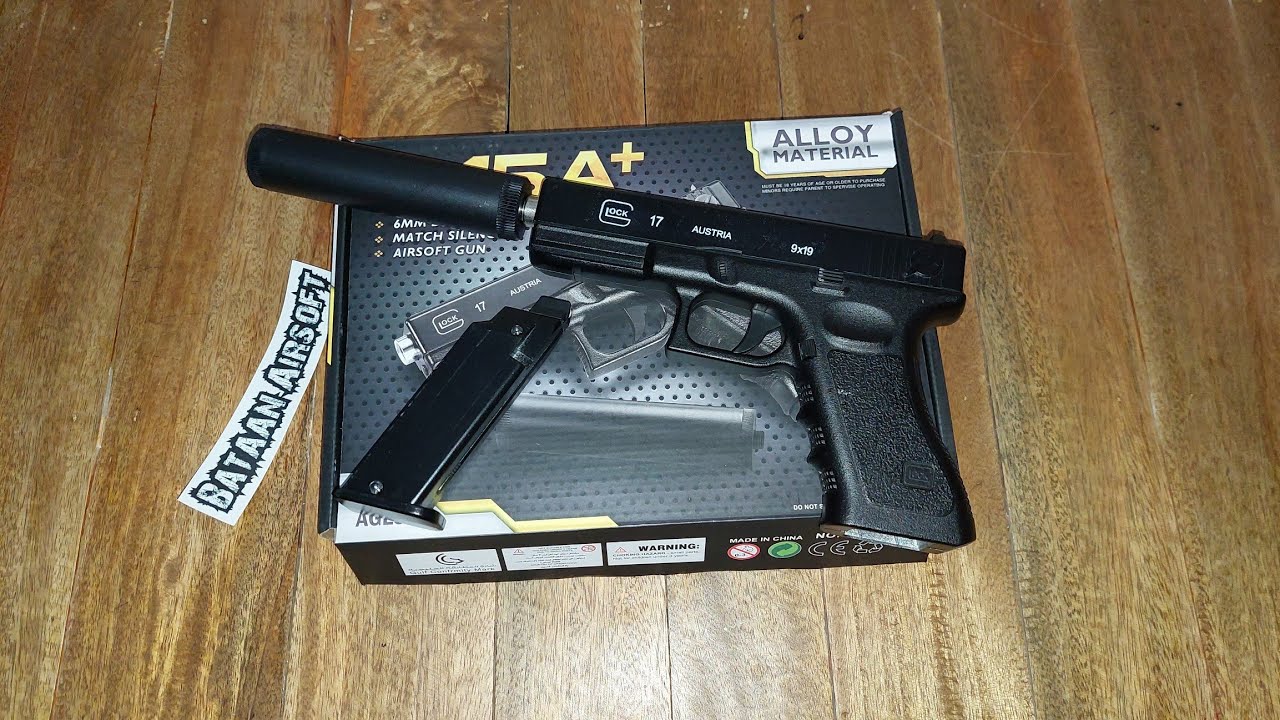 Glock 17 Spring Type Airsoft | Ang glock na metal pati ang frame | C ...