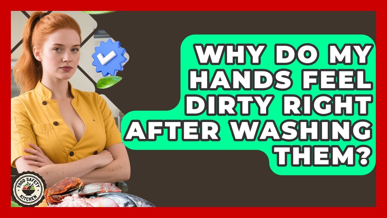 Why Do My Hands Feel Dirty Right After Washing Them? - Food Safety ...