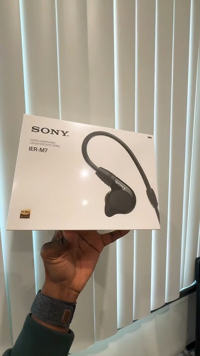 Unboxing the 'Sony IER M7s' - Beautiful in both looks and sound. @Sony @sonyelectronics #Sony ...